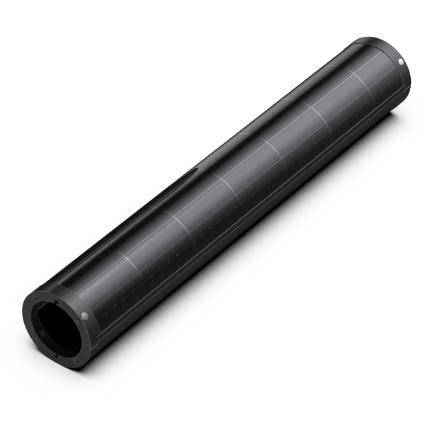 SunWrap – Integrated Solar Pole (Round) -100W